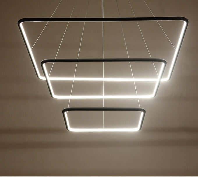 "Cubed" 3-Tier Square Pendant Light | Modern.Place