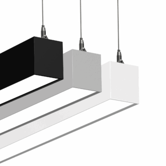 "Seamless" L-Shape Linear Office Light | Modern.Place